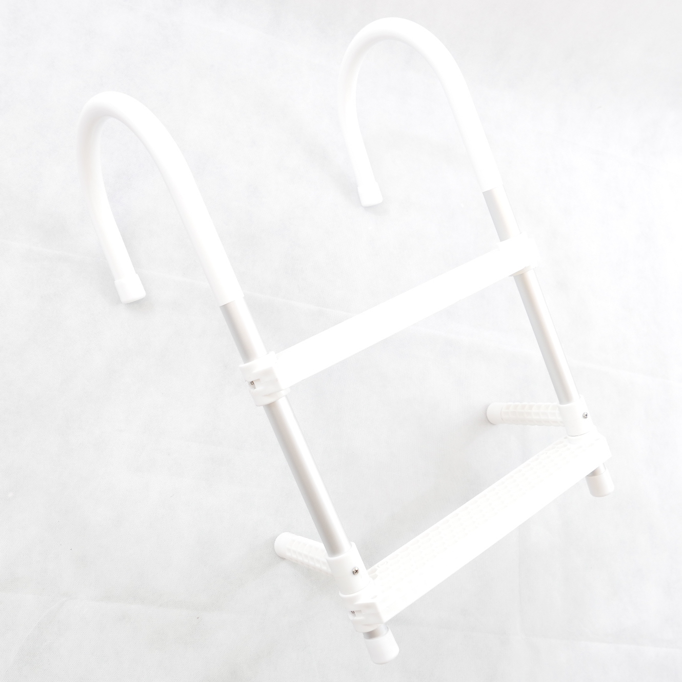 Hook-over Aluminium Boarding ladder, 2 steps - thargo.com