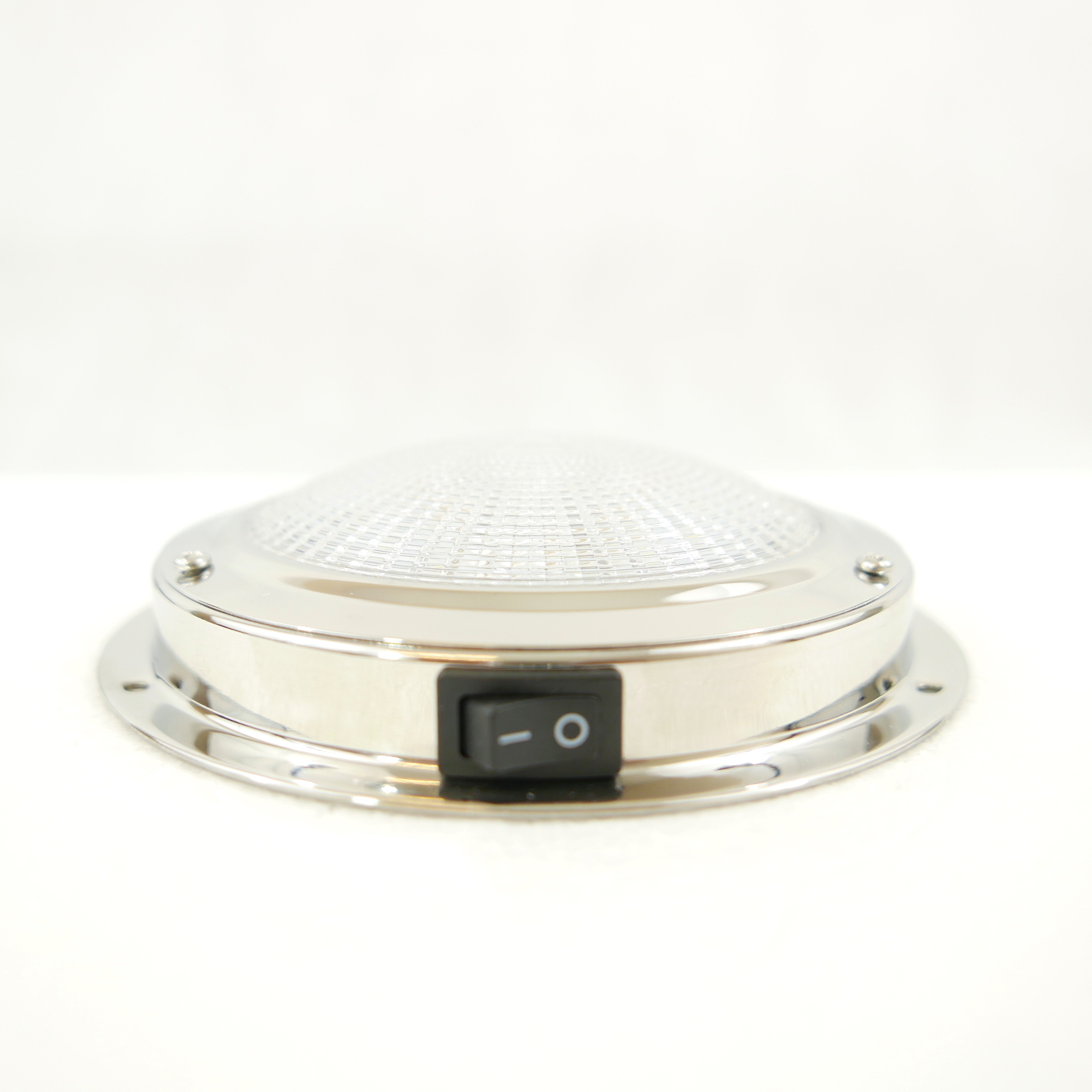 LED Dome Light Stainless Steel, with integral switch, 168mm (Dia ...