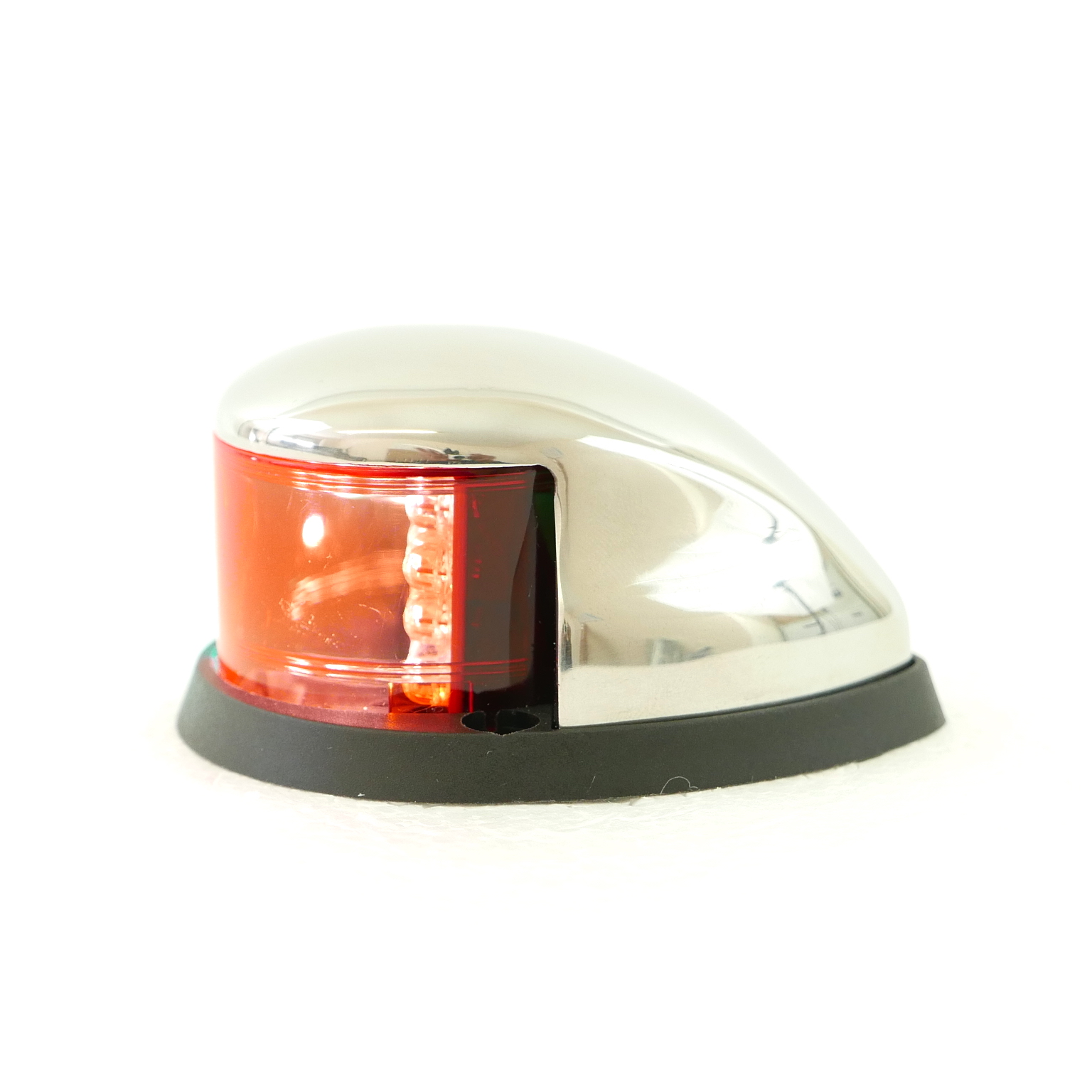 Stainless Steel LED Bi-Color (Red/Green) Bow Navigation Light 12V ...