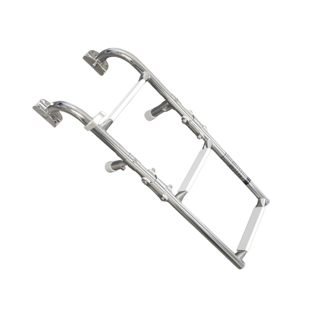 Folding Boarding Ladder, 316 Stainless Steel, 3 steps - thargo.com
