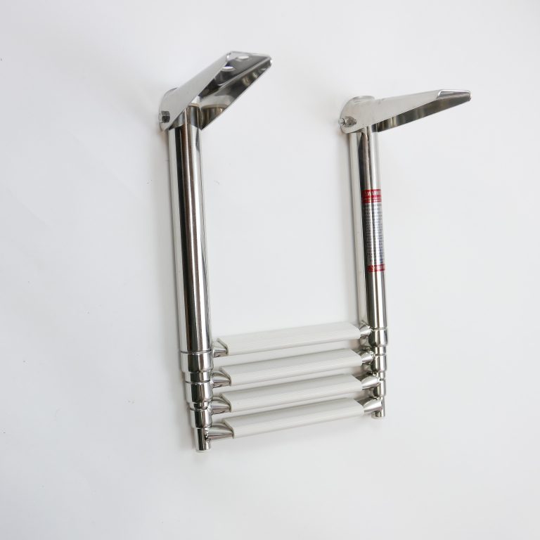 Telescopic Boarding Ladder, 316 Stainless Steel, 4 Steps - thargo.com