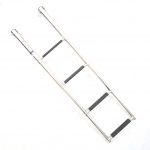 Telescopic Boarding Ladder, 316 Stainless Steel, 4 Steps - thargo.com